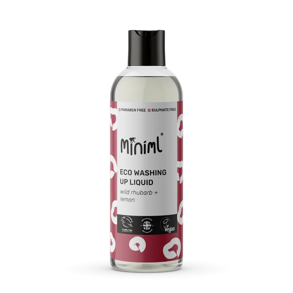 Miniml Washing Up Liquid - Wild Rhubarb & Lemon – Embrace Eco